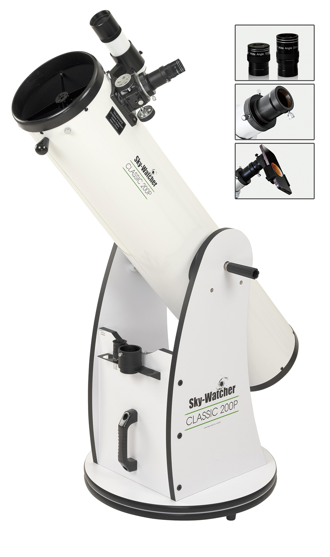 Sky-Watcher SKYLINER-200P 203mm (8") f/1200 Parabolic Dobsonian Telescope - Optical Vision Ltd